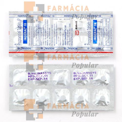 Comprar Inderal Comprimido 10mg, 20mg, 40mg, 80mg Sem Receita em Portugal